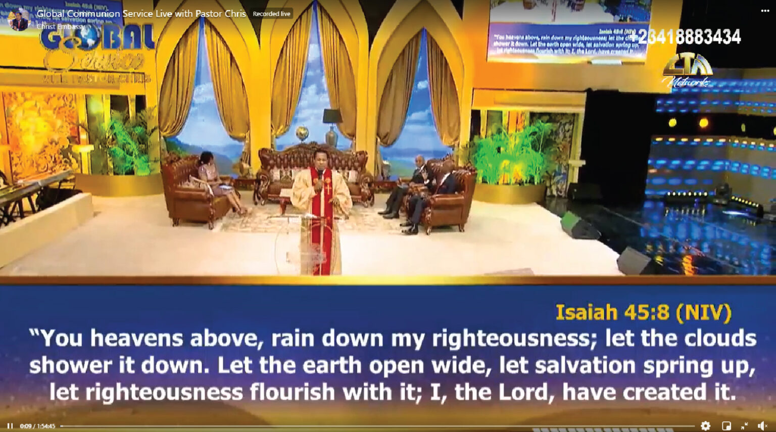 How to Watch Global Communion Service with Pastor Chris Online